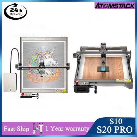 Atomstack X20 A20 S20 Pro Laser Engraver 20w Laser Power Carving Built In Air Assist And S10 Pro
