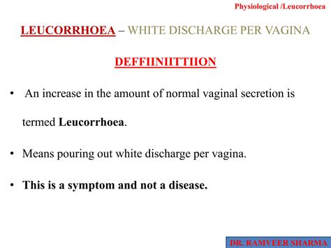 3 4 Physiological Vaginal Discharge Pdf Pregnancy Reproductive Health