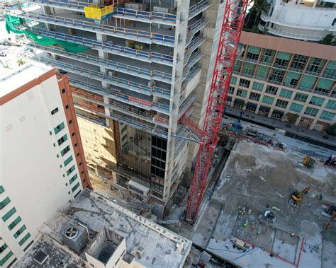Construction Rises Higher On The 100 Story Waldorf Astoria Hotel