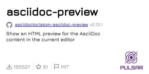 Asciidoc Preview
