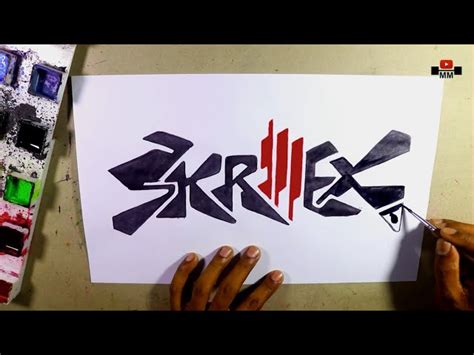 Skrillex Drawing Logo 750x1000