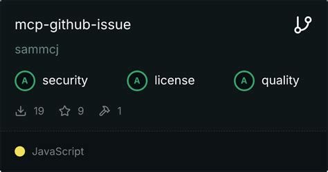 Github Sammcjmcp Github Issue An Mcp Server That Provides Llms With The Ability To Use