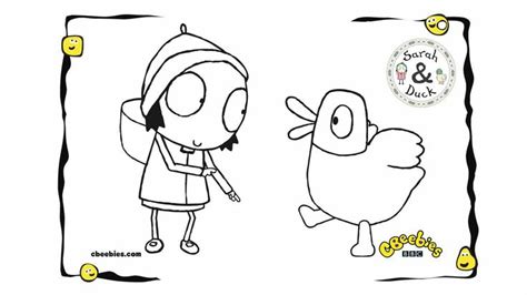 Sarah And Duck Coloring Pages 2025