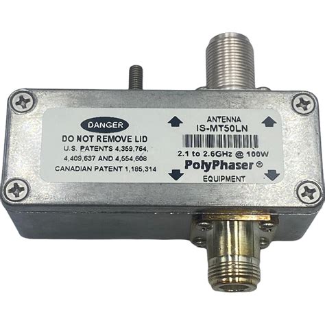 Polyphaser Surge Suppresor Antenna Is Mt50ln 21 26 Ghz 10 W Ehubamerica