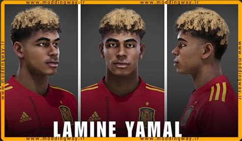 فیس Lamine Yamal برای Pes 2021 آپدیت 29 تیر 1403 مودینگ وی