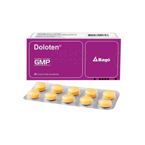 Doloten Paracetamol Tramadol 30 Comprimidos Recubiertos Productos Salcobrand Productos