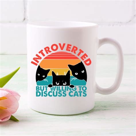 Cat Funny Introverted But Willing To Discuss Cats T Shirt Pl Buytshirtdesigns