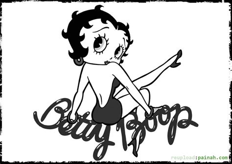 Betty Boop Black And White Woeds Brbillo