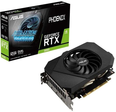 Видеокарта ASUS NVIDIA GeForce RTX 3060, PH-RTX3060-12G-V2 LHR - купить ...