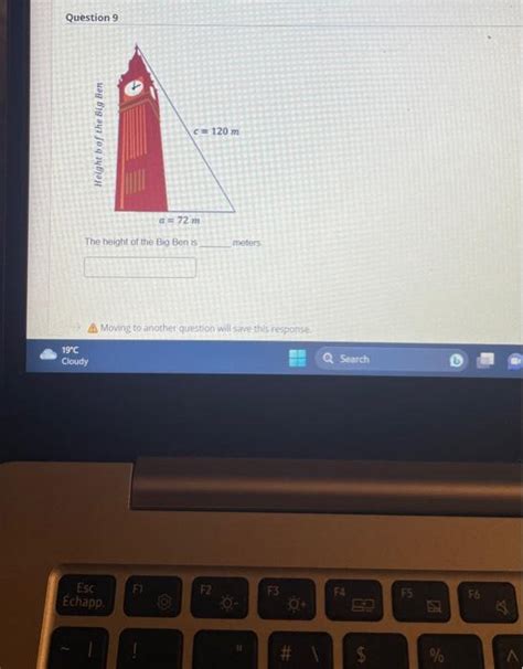 Solved R Nthe Height Of The Bing Ben Is Meters R N R Nthe