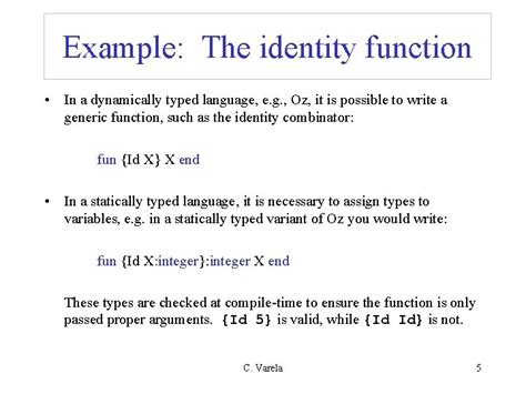Typing And Parameter Passing Dynamic And Static Typing
