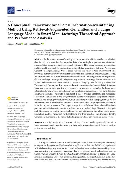Pdf A Conceptual Framework For A Latest Information Maintaining