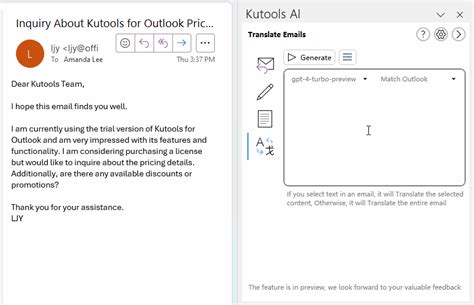 Unlock The Future Of Email Elevating Outlook Efficiency With Kutools Ai Mail Assistant