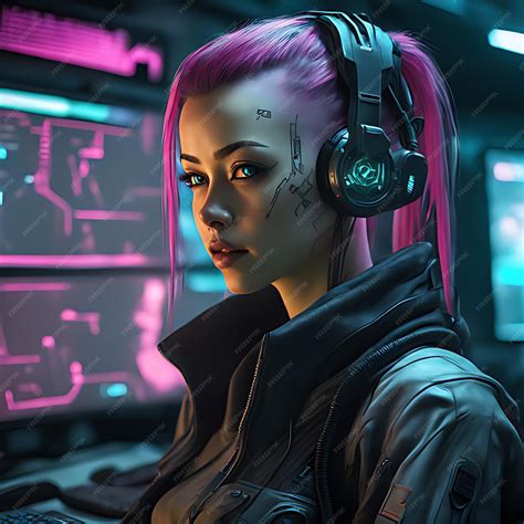 Premium Photo Sexy And Cyberpunk Girl Premium Photo Sexy And Cyberpunk Girl