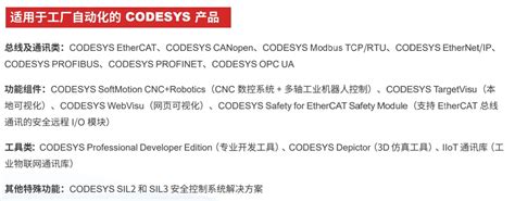 工厂自动化 解决方案 codesys 控制器开发平台软件