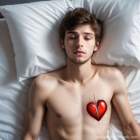 Man Suffering From Cardiac Arrest Stable Diffusion Online