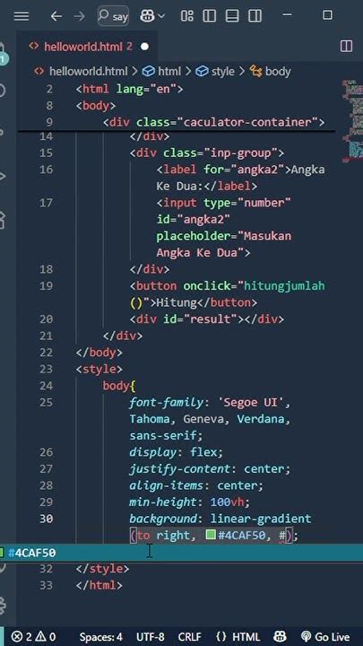 Ngoding Html Di Hp Coding Html Css Ngodingdihp Youtube