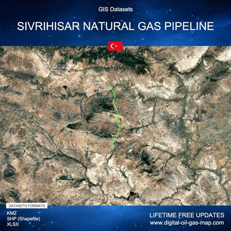 Gis Datasets Of Sivrihisar Natural Gas Pipeline Pipeline Route
