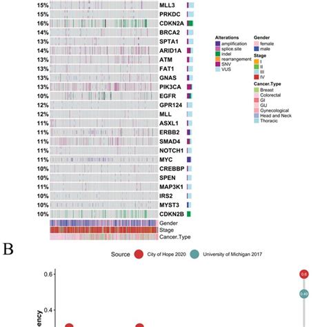 Mutation Analysis Of 957 Patients Treated At City Of Hope A Download Scientific Diagram