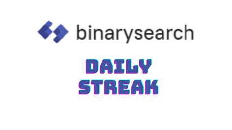 💻[binarysearch] daily streak 08 08 2021 youtube