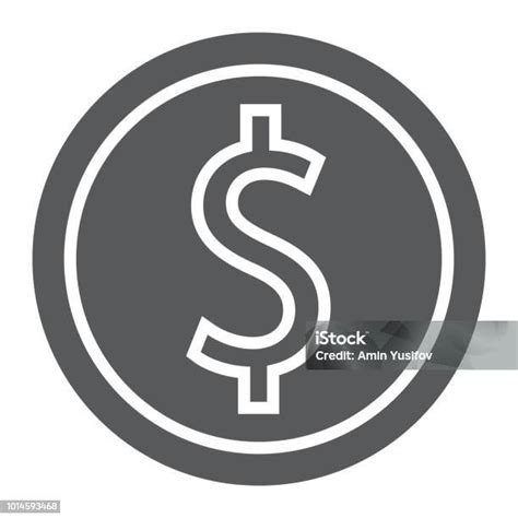 달러 동전 모양 아이콘 금융 뱅킹 통화 기호 벡터 그래픽 흰색 배경 Eps 10 솔리드 패턴 아이콘에 대한 스톡 벡터 아트 및 기타 이미지 Istock