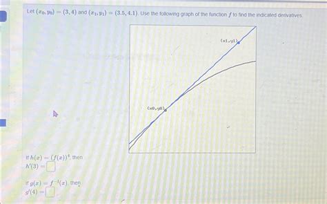 Solved Let X0 Y0 3 4 And X1 Y1 3 5 4 1 Use The Chegg Com