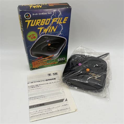 Jp Sfc Turbo File Twin ターボファイルツイン スーパーファミコン専用 データ記憶装置 7356