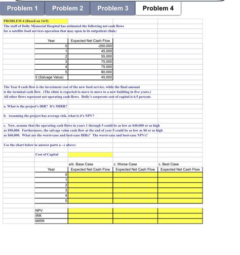 Solved Show Me The Excel Format Chegg Com