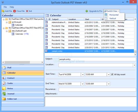 Systools Outlook Pst Viewer Screenshot And Download At