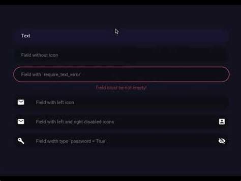 MDTextFieldRound YouTube