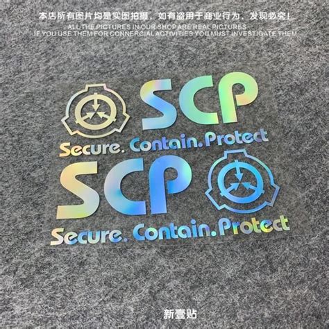 Scp Label Stickers Scp Foundation Shop