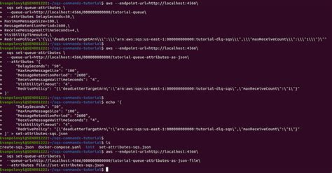 Aws Sqs Cli Commands With Examples