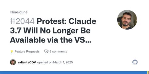 protest claude 3 7 will no longer be available via the vs code lm api