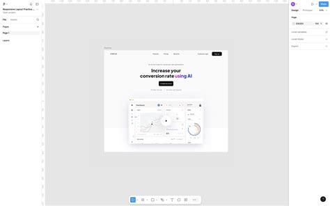 Responsive Layout Practice File Figma