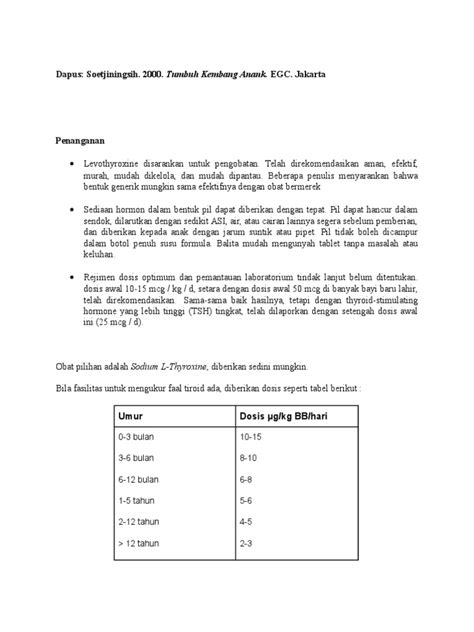 Tatalaksana Hipotiroid Pdf