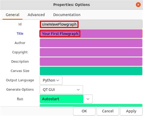 Your First Flowgraph Gnu Radio