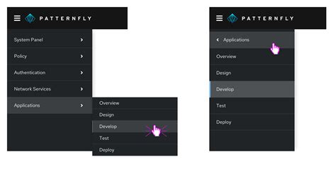 Patternfly • Navigation