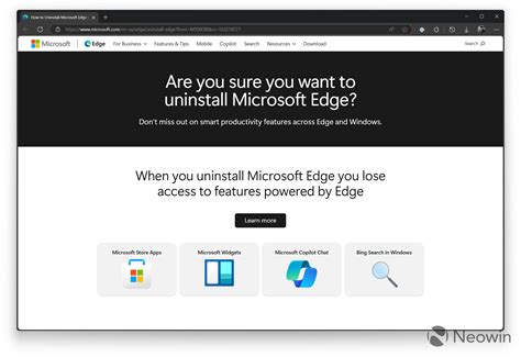 Misleading Official Uninstall Microsoft Edge Guide Gets Taken Down After Backlash