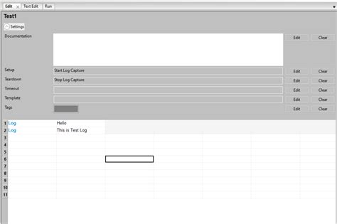 message console testcase logs to a textfile libraries robot framework