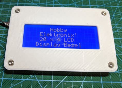 2004 Lcd Arduino Bezel 3d Printed Electronics Display Mount Diy