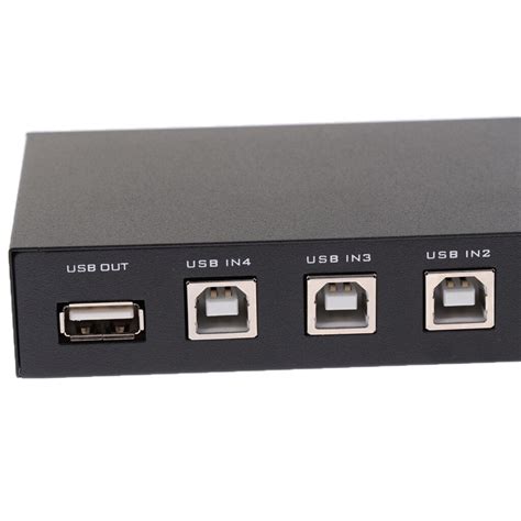 Usb 2 0 Sharing Switch 4 Port Hub Kvm Swtiches Vo Grandado
