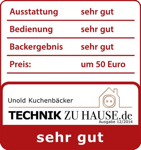 Technik zu Hause: Praxistest Unold Kuchenbäcker