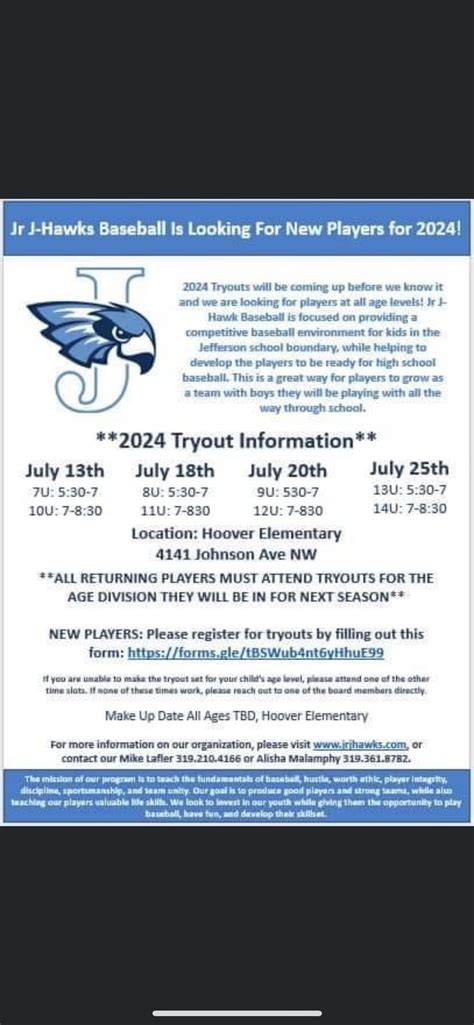 Baseball Tryouts R Cedarrapids