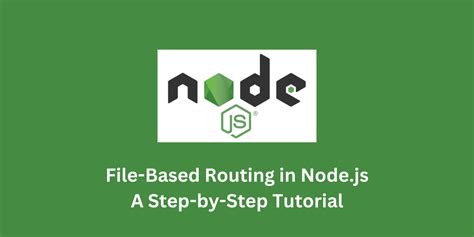File Based Routing In Nodejs A Step By Step Tutorial By Rana Adnan Stackademic