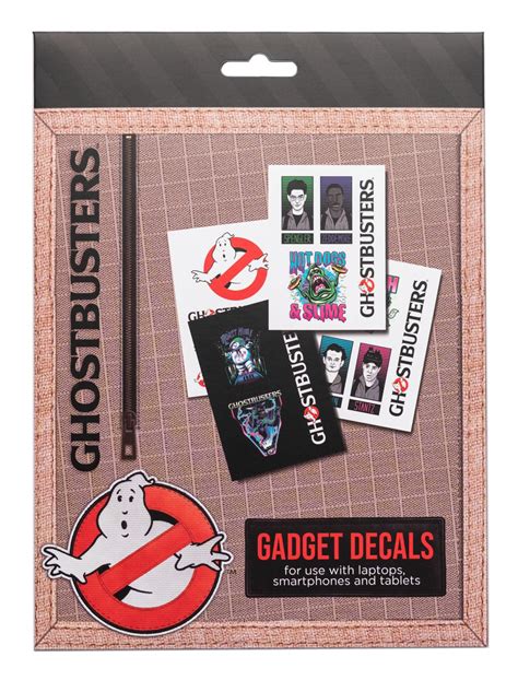 Ghostbusters Gadget Decals Sticker Golden Discs