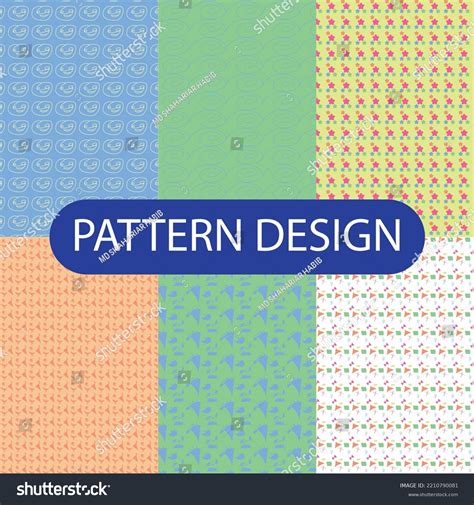 6 Retro Different Vector Seamless Patterns Stock Vector Royalty Free 2210790081 Shutterstock