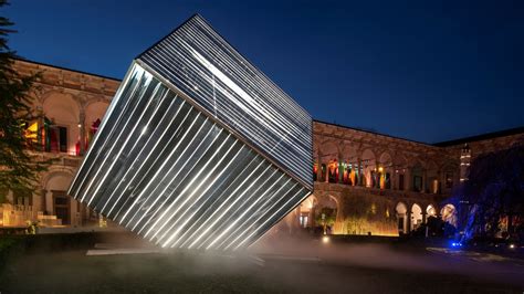 Mad Installs Reflective Etfe Cube At Milan Design Week