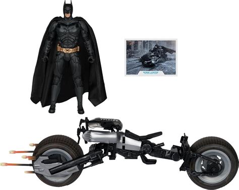 The Dark Knight Rises Batpod And Batman Arrives From Mcfarlane