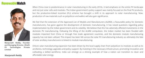 Manjunath N Reddy On Linkedin Renewableenergy Renewablewatch