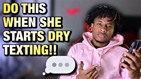 Do this if she starts dry texting - YouTube